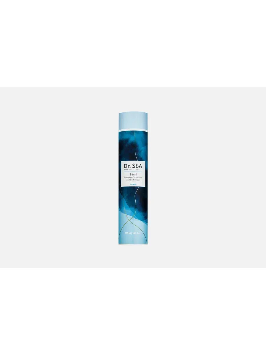 DR.SEA for men Гель для волос и тела 3в1 300мл