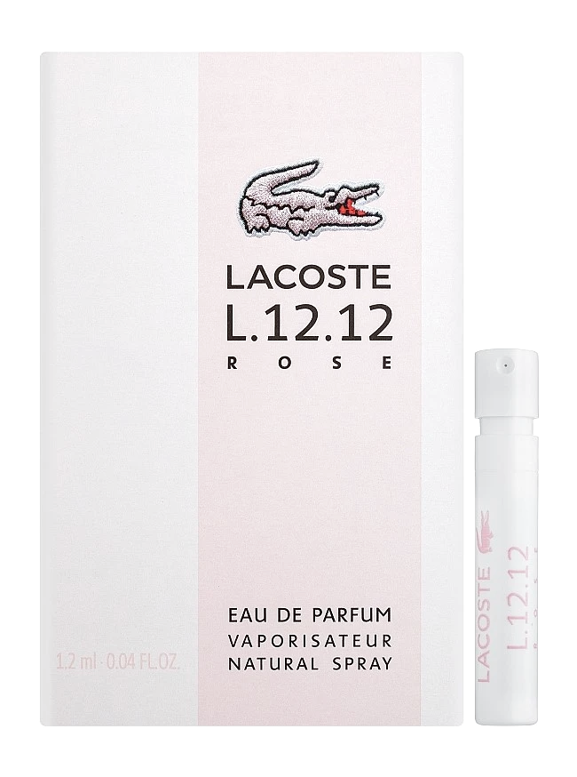 Lacoste L.12.12 Rose миниатюра парфюма 1.2 мл - Лакост Эль 12 12 Розе духи для женщин