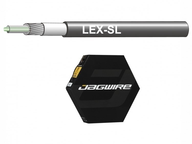 Рубашка троса переключения Jagwire LEX-SL, 1 метр, диаметр - 4 мм, оранжевая