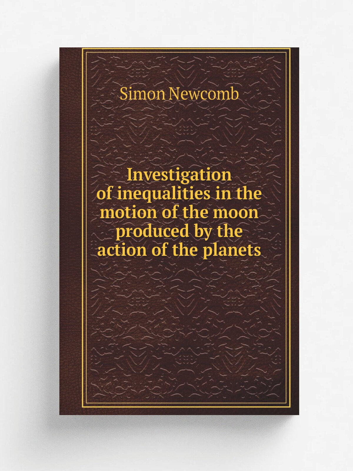Investigation of inequalities in the motion of the moon produced by the action of the planets