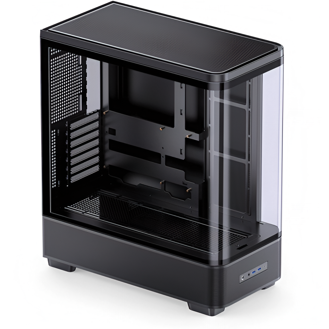 Корпус Midi-Tower JONSBO TK-5 TG, без Б. П, черный (TK-5 Black)