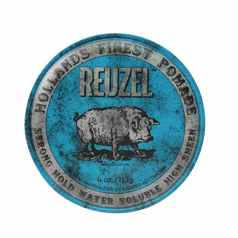 Воск для волос Reuzel Pomade Strong Hold Vintage Oil для мужчин, укладка на водной основе для прически с зачесанными назад волосами.