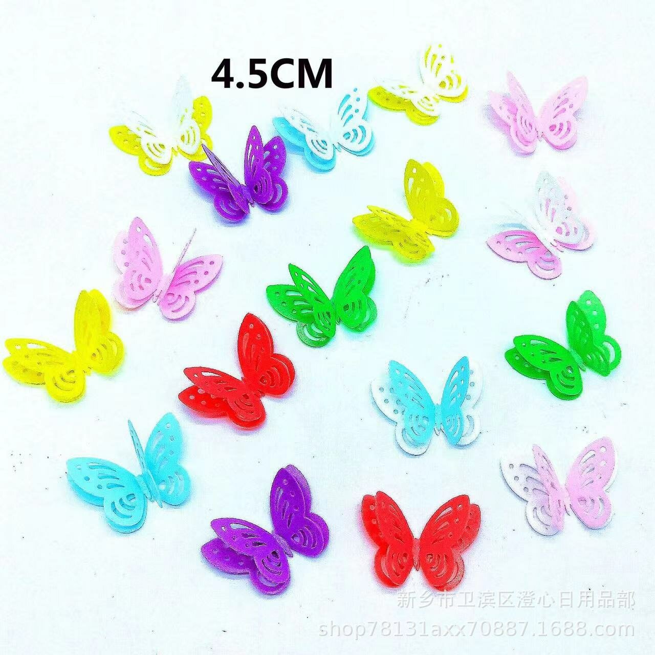 Украшение для торта, ажурные бабочки из рисовой бумаги, креативное украшение для блюд и холодных закусок, красочные ажурные бабочки.