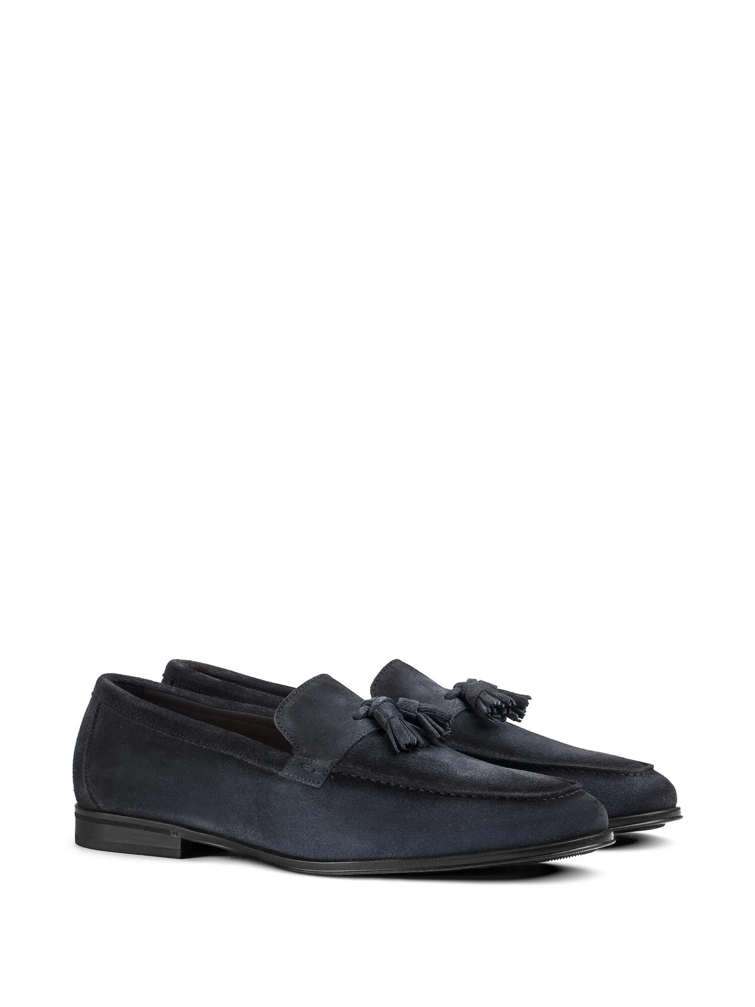 Лоферы Doucal's Tassel suede loafers, размер 43, blue — фото 1