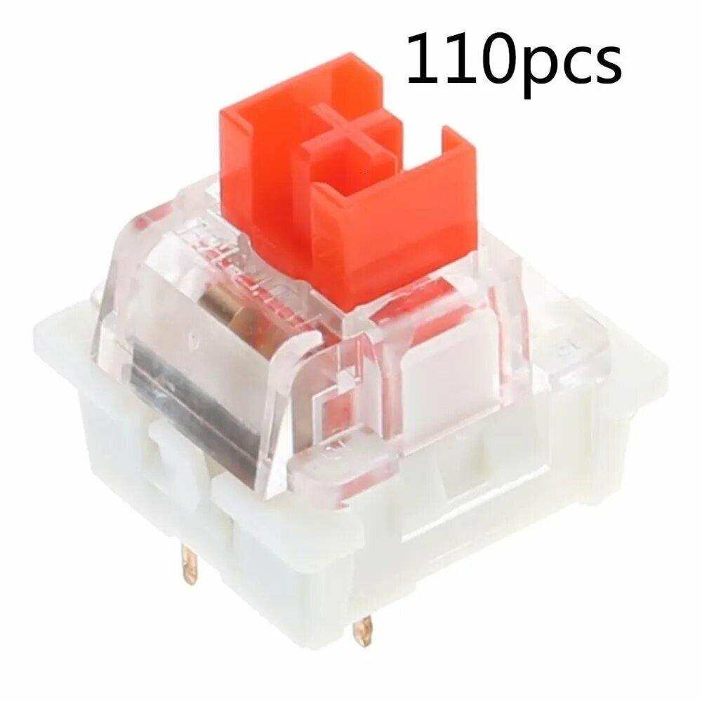 Выключатели Outemu RGB 3Pin для механической клавиатуры, красный - 110