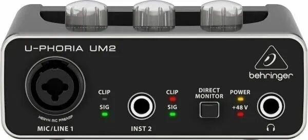 BEHRINGER UM2 внешний интерфейс USB