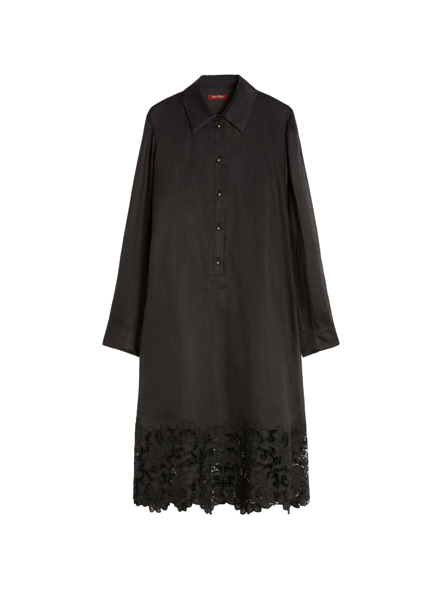 Платье Lace-panel midi dress