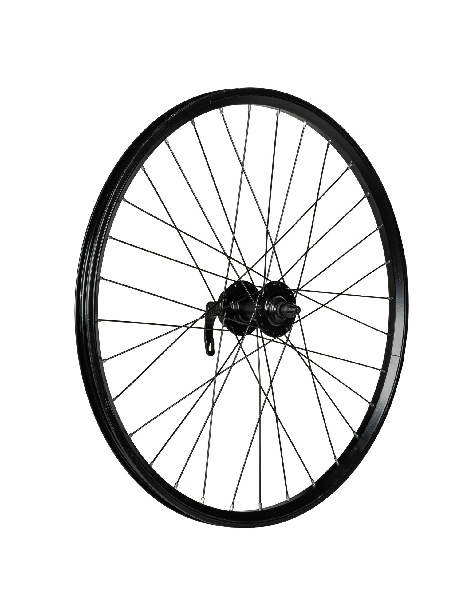 Колесо велосипедное 24 дюйма переднее в сборе VelRosso двойной обод втулка на промподшип. быстросъемный эксцентрик