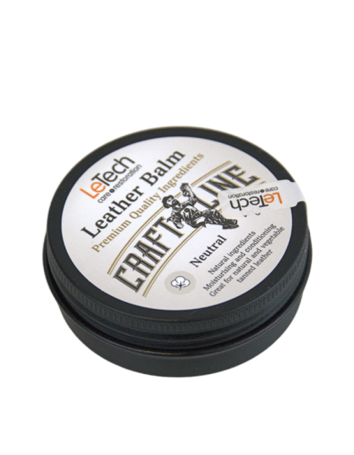 LeTech Натуральный бальзам для кожи (Leather Balm Neutral) 60мл (банка)