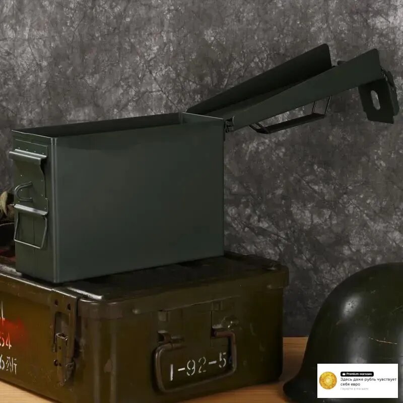 Кейс для патронов металлический 279x97x185 мм, для хранения и транспортировки патронов — фото 1