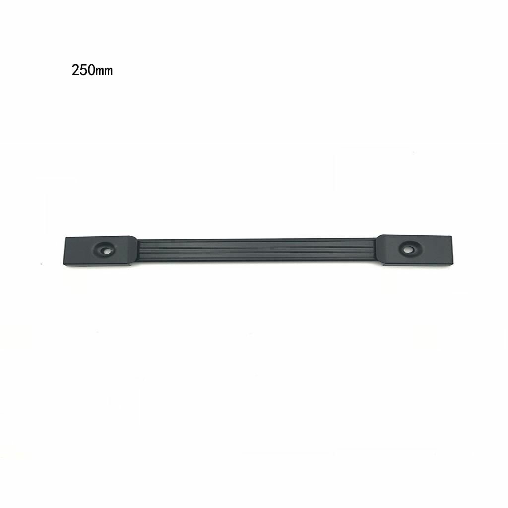 Ручка-пружина для колонки с металлической пряжкой, Черный - 25cm