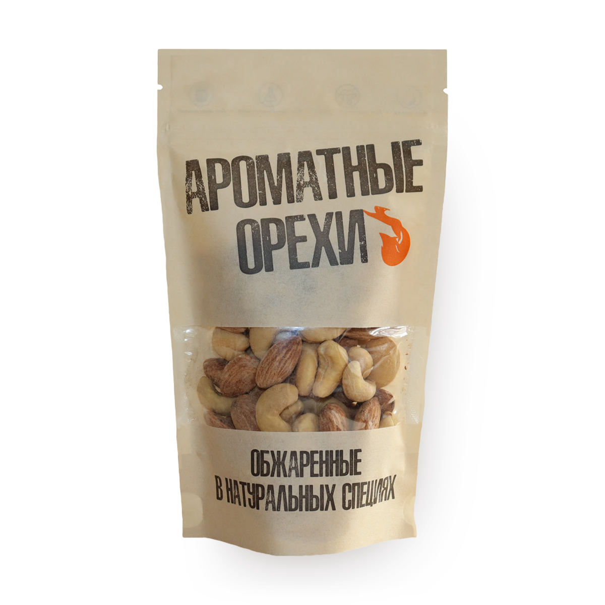 Ореховая смесь «Ароматные Орехи», жареная, соленая, в дой-паке, 113 г