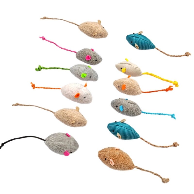 Кошки Мягкая Игрушка Котенок Игрушка Кошачья Мята У Кошек Режутся Зубы Жевательная Мышь Кошачья Мята Кошки Упражнение Подарок