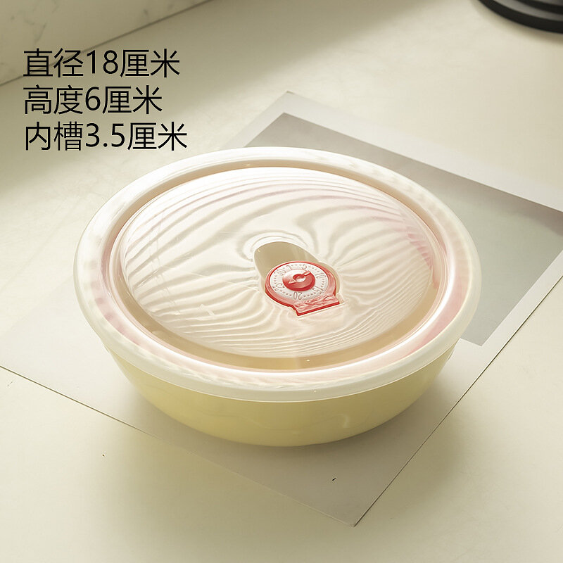Интернет-знаменитость, стиль Ins, красивый, с молоком, одноразовая, уменьшающая жир, трехсекционная керамическая тарелка для похудения с крышкой, глубокая