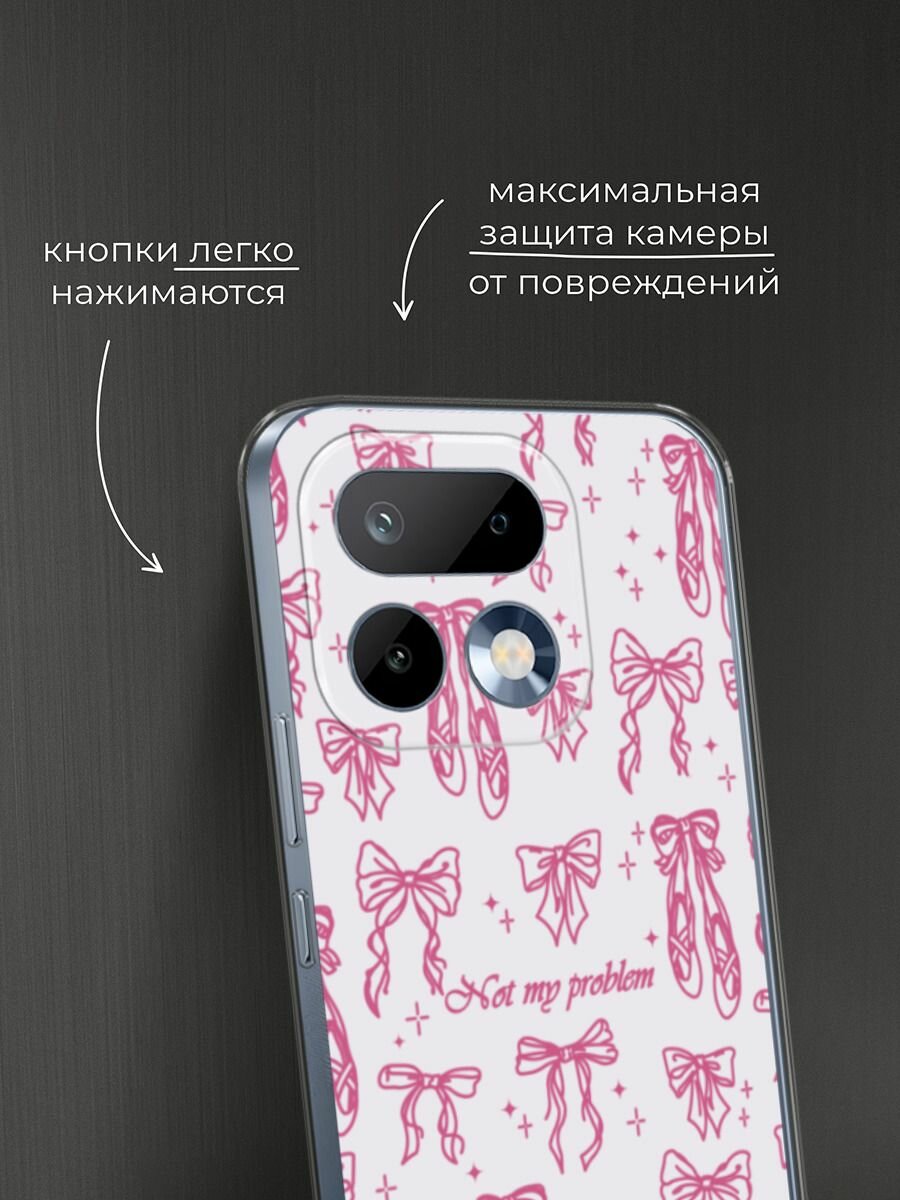 Чехол на Realme 16 Pro / Реалме 16 Про с принтом Not my problem 1 — фото 1