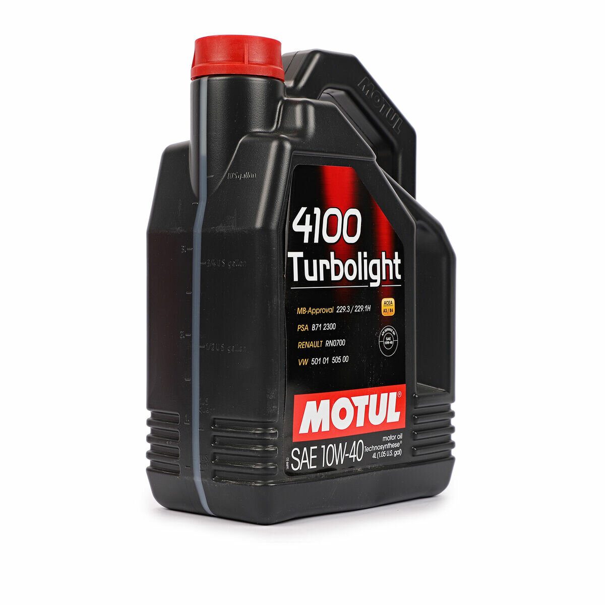Масло Моторное Motul 4100 Turbolight 10W-40 4Л.(Motul 109462)