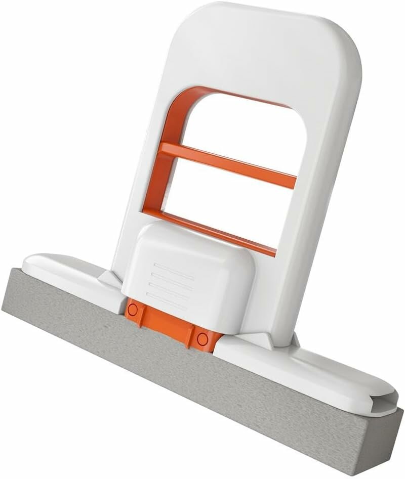 Миниатюрная складная швабра-губка для влажной и сухой уборки, компактный ручной инструмент.