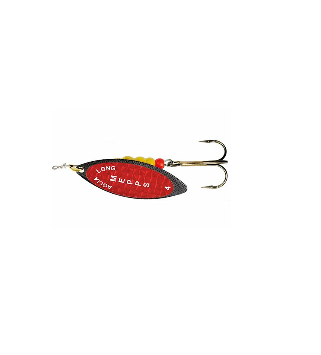 Блесна вращающаяся Mepps "AGLIA LONG REDBO", 4, Black, 5 шт.