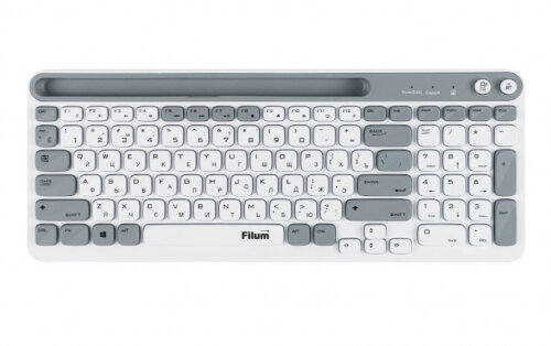 Клавиатура Filum FL-WKB25, бело-серый