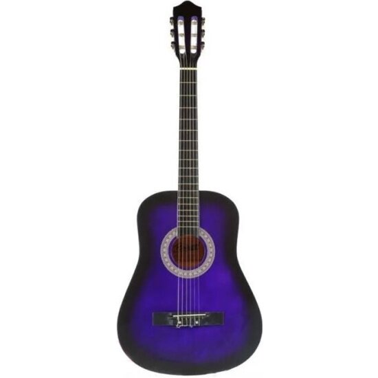 Классическая гитара Belucci BC3805 VTS SMART, с медиаторами, чехлом, ремнём, струнами, синий