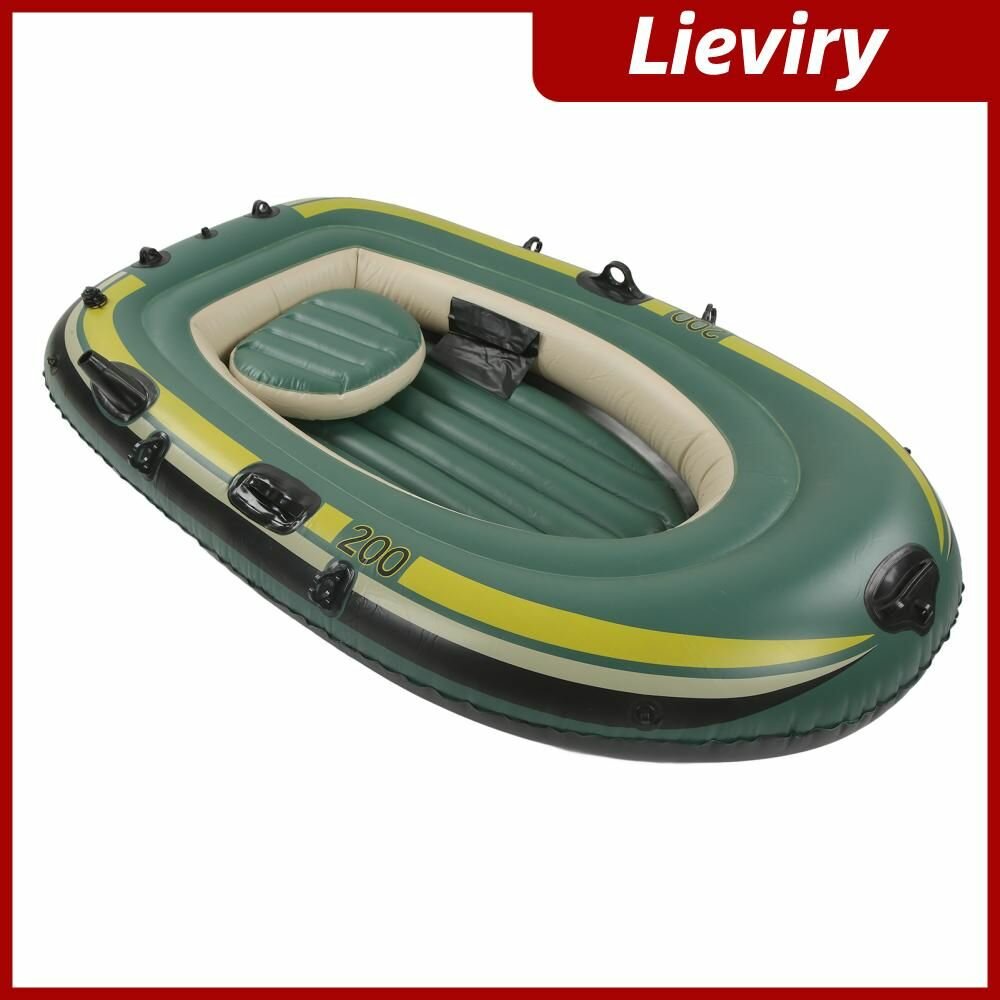 Надувная двойная гребная лодка для рыбалки рафтинга и дайвинга