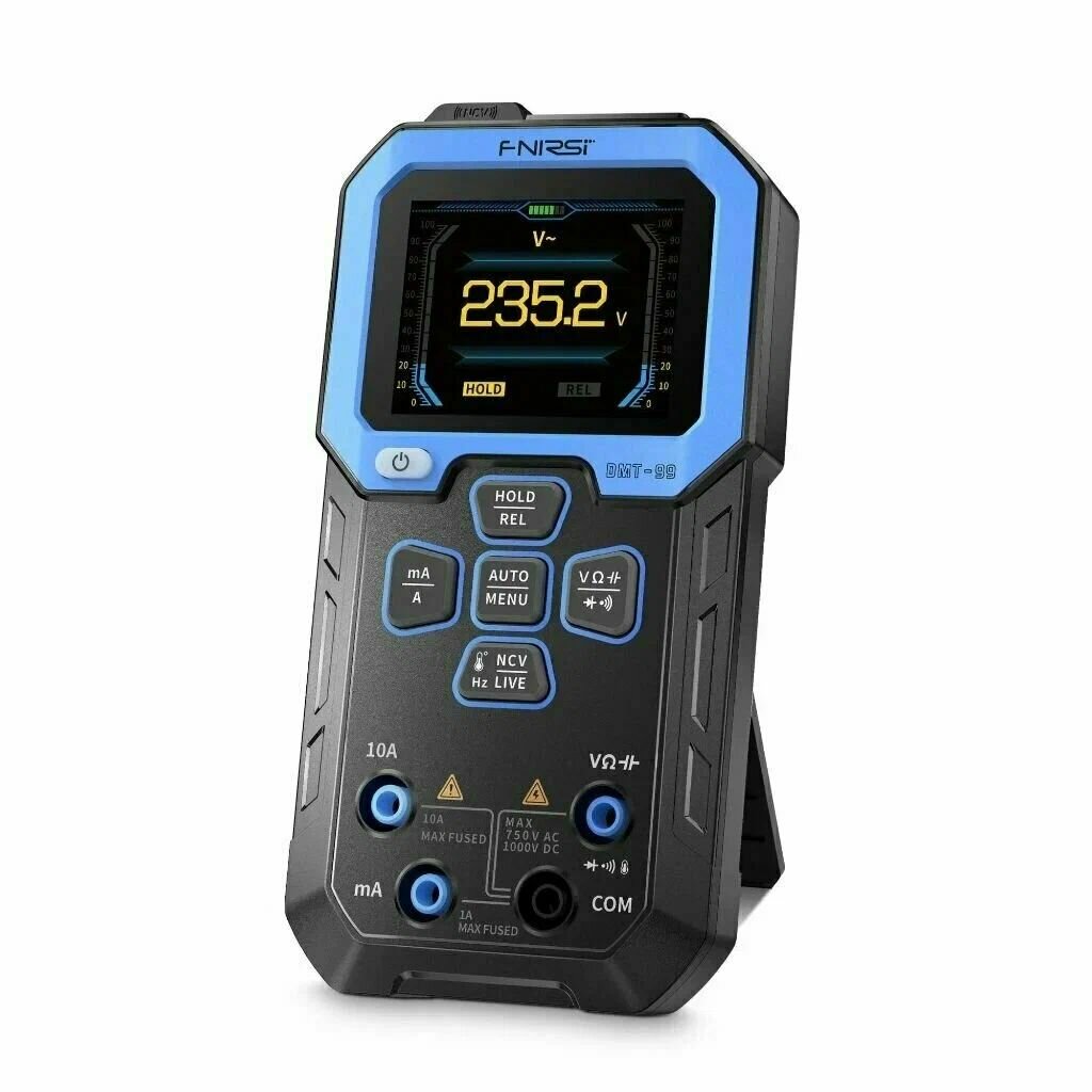 Мультиметр FNIRSI DMT-99, цифровой, портативный, контактный, 2.4", 1500 мА·ч
