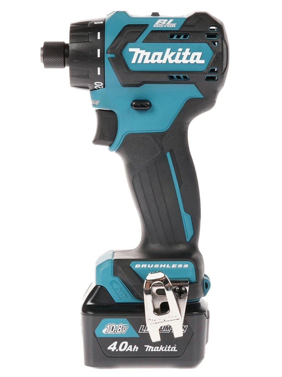 Дрель-шуруповерт Makita DF032DWME CXT 12V, 1/4"HEX, 2 АКБ+З/У, кейс