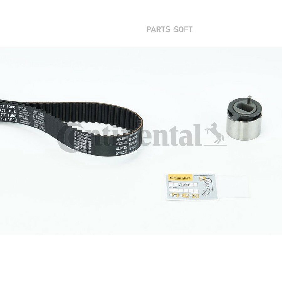 CONTINENTAL CT1008K2 Ремень ГРМ комплект [109 зуб,25mm] + ролик