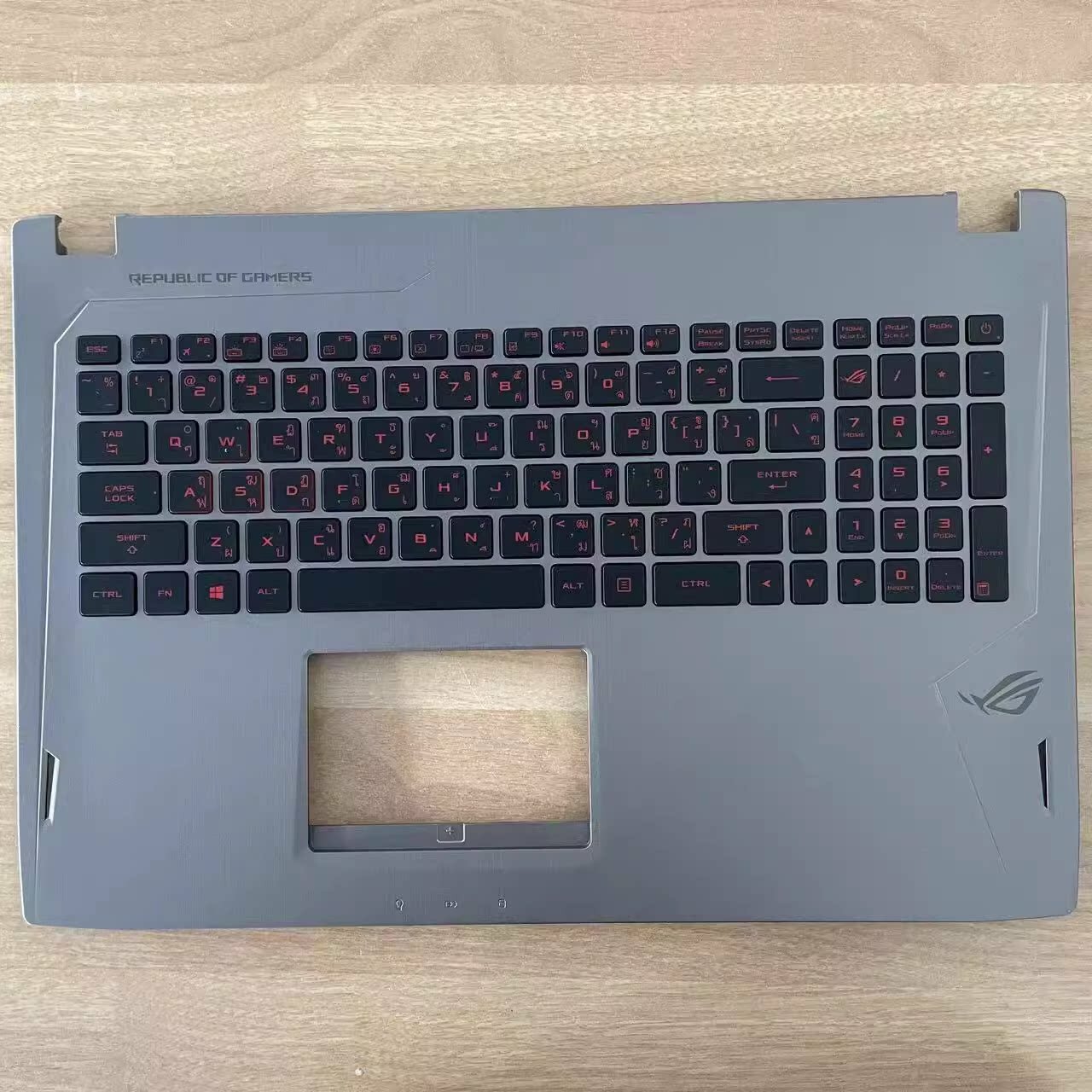 Клавиатура с оптическими переключателями ASUS ROG GL502 FX60 ZX60V FX502 GL702 с маленькой клавишей Enter, серый цвет,
