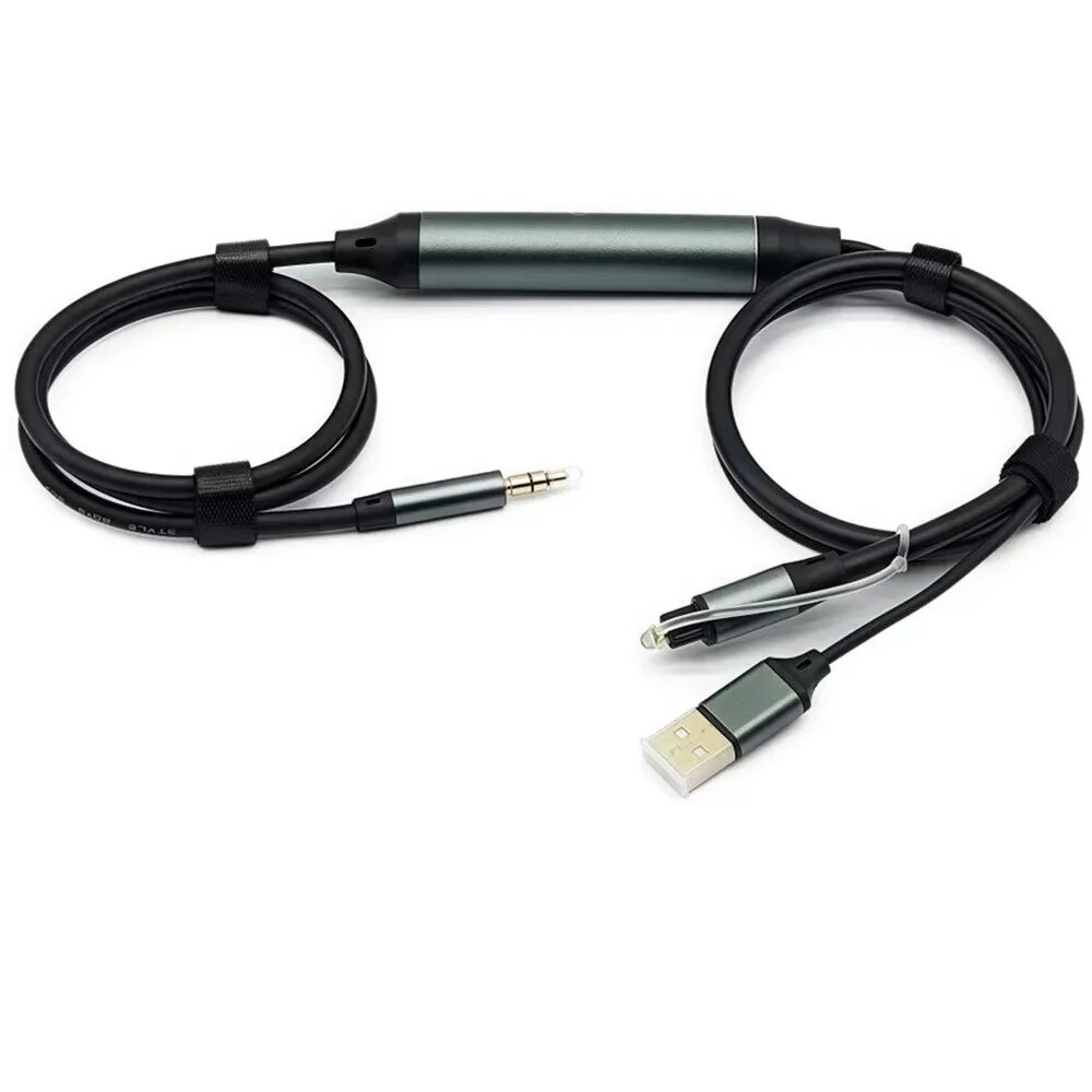 Оптический кабель-адаптер Toslink 3,5 мм USB