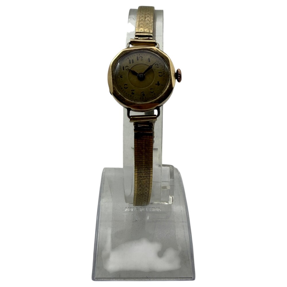 Наручные механические часы, золото 0.56 (0.585), 1880-1900 гг. IWC Schaffhausen, Швейцария