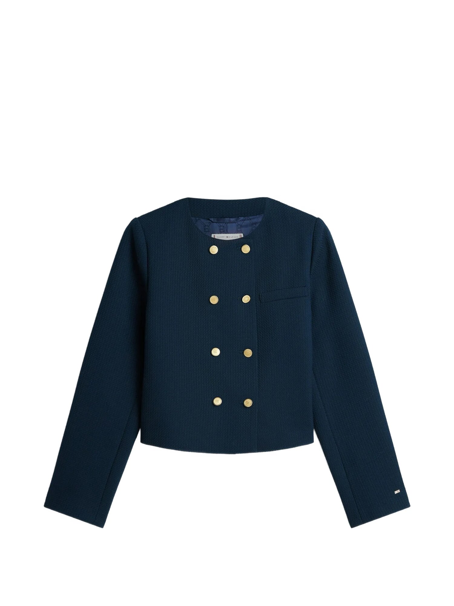 Куртка Button round-neck jacket