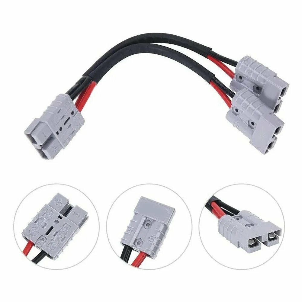 50A для разъема Anderson Plug Connector Dual Y-адаптер с кабелем 6 мм