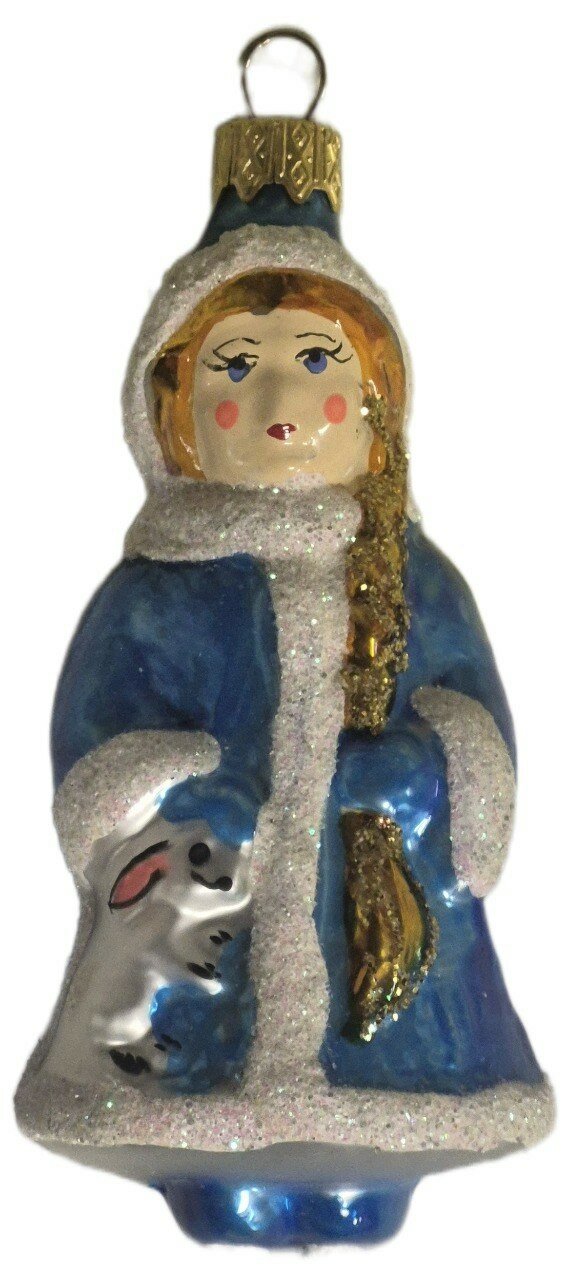 Елочная игрушка Снегурочка (блонд)