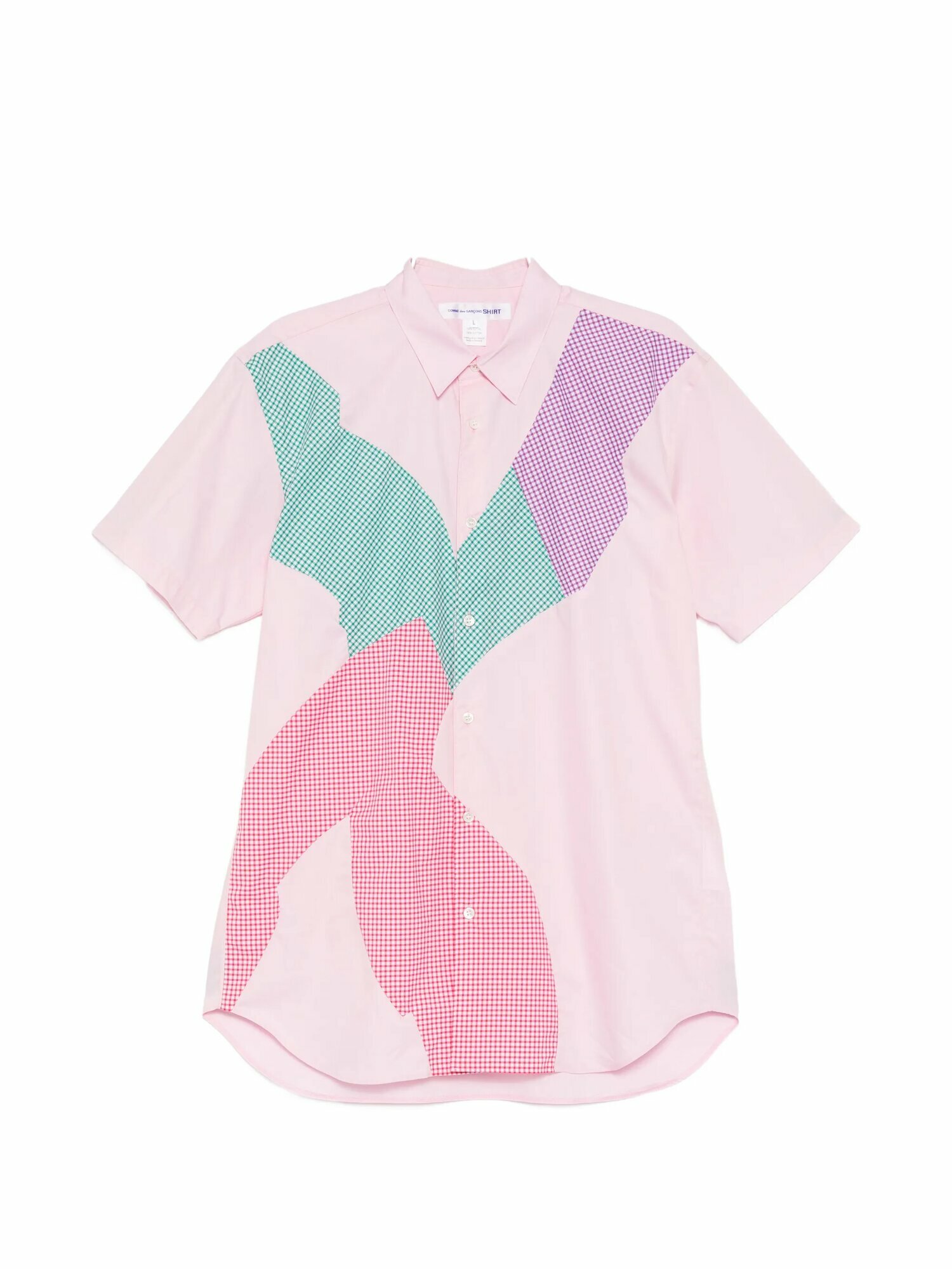 Рубашка Patchwork short-sleeve shirt
