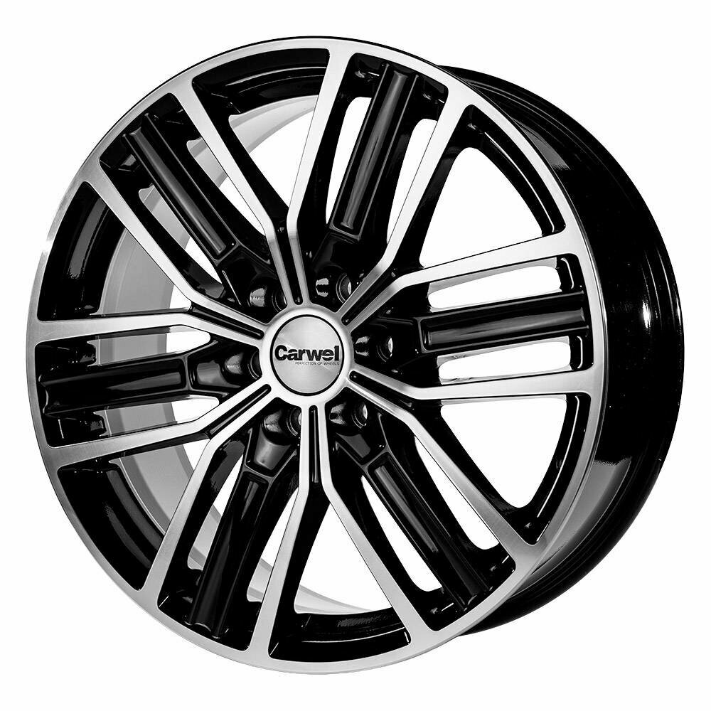 Колесный диск Carwel Джирим 7.5x18 6x139.7 ET25 D100.1 BK литой