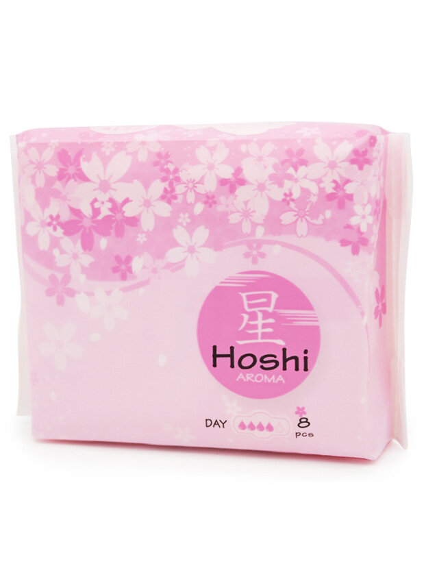 Прокладки гигиенические Hoshi Aroma Day Use, 240мм, 4 капли из 5, 8шт