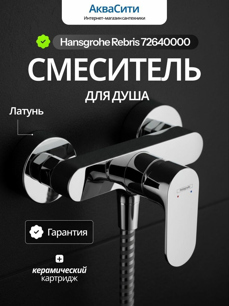 Смеситель для душа Hansgrohe Rebris 72640000