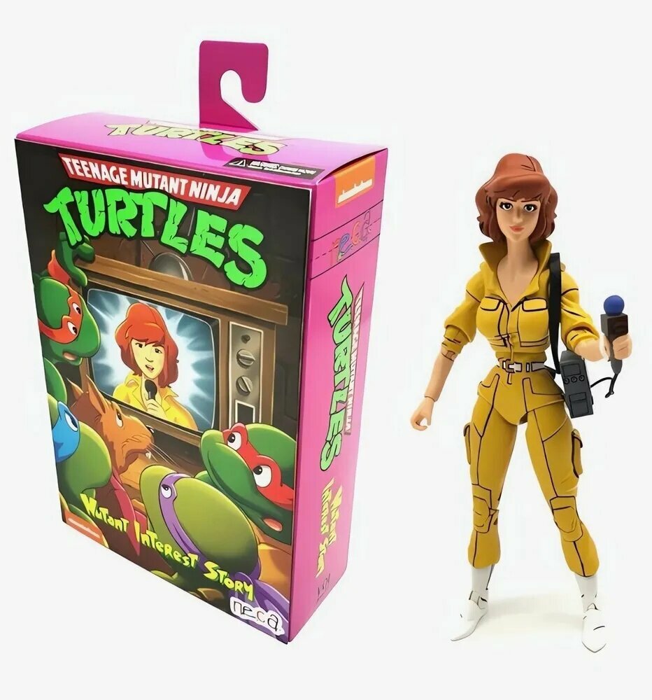 Коллекционная фигурка от "NECA". Эйприл О'Нилл ( M/ф "Черепашки-ниндзя") Official Ultimate Cartoon April O Neil TMNT 7
