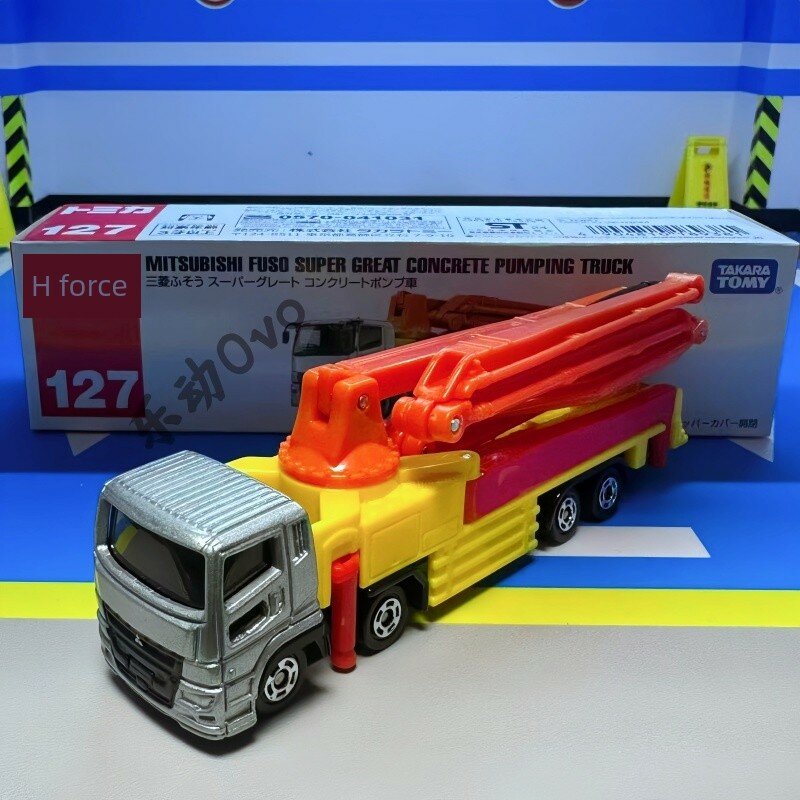 127 TOMY Dinky Митсубиси Бетономешалка Сплавное литье Модельная машинка, Строительная игрушка, Масштаб 1:64