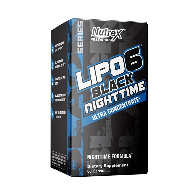 Nutrex Lipo 6 Night-Time Ultra Concentrate (60 капс.) Жиросжигатель для похудения и восстановления во время сна