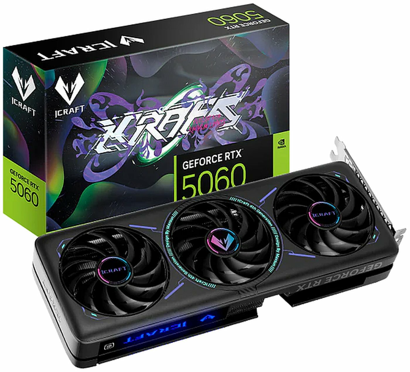 Видеокарта Maxsun GeForce RTX 5060 iCraft OC 8GB (MS-RTX5060 iCraft OC8Gic)