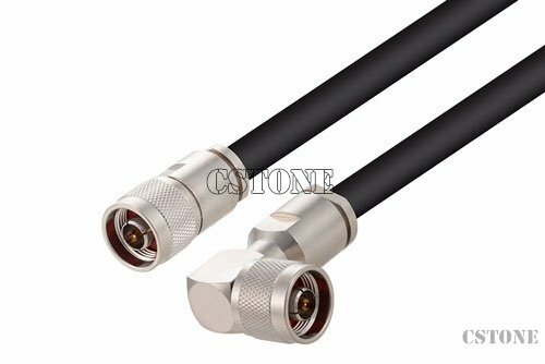 N штыревой к N штыревой угловой кабель используя RG214 коаксиальный