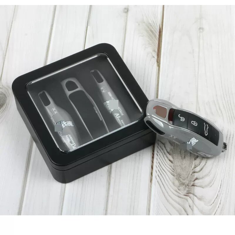 Старая версия дизайн чехла с Жестким Медведем для ключа от Porsche Panamera Cayenne Macan