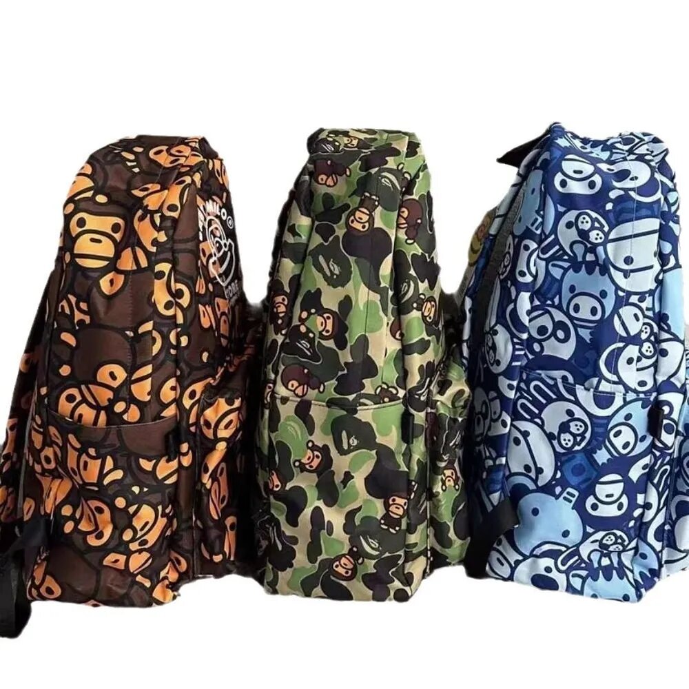 BAPE Рюкзак унисекс, Синий, Нейлон, Оксфорд, 41x31x12 см — фото 1