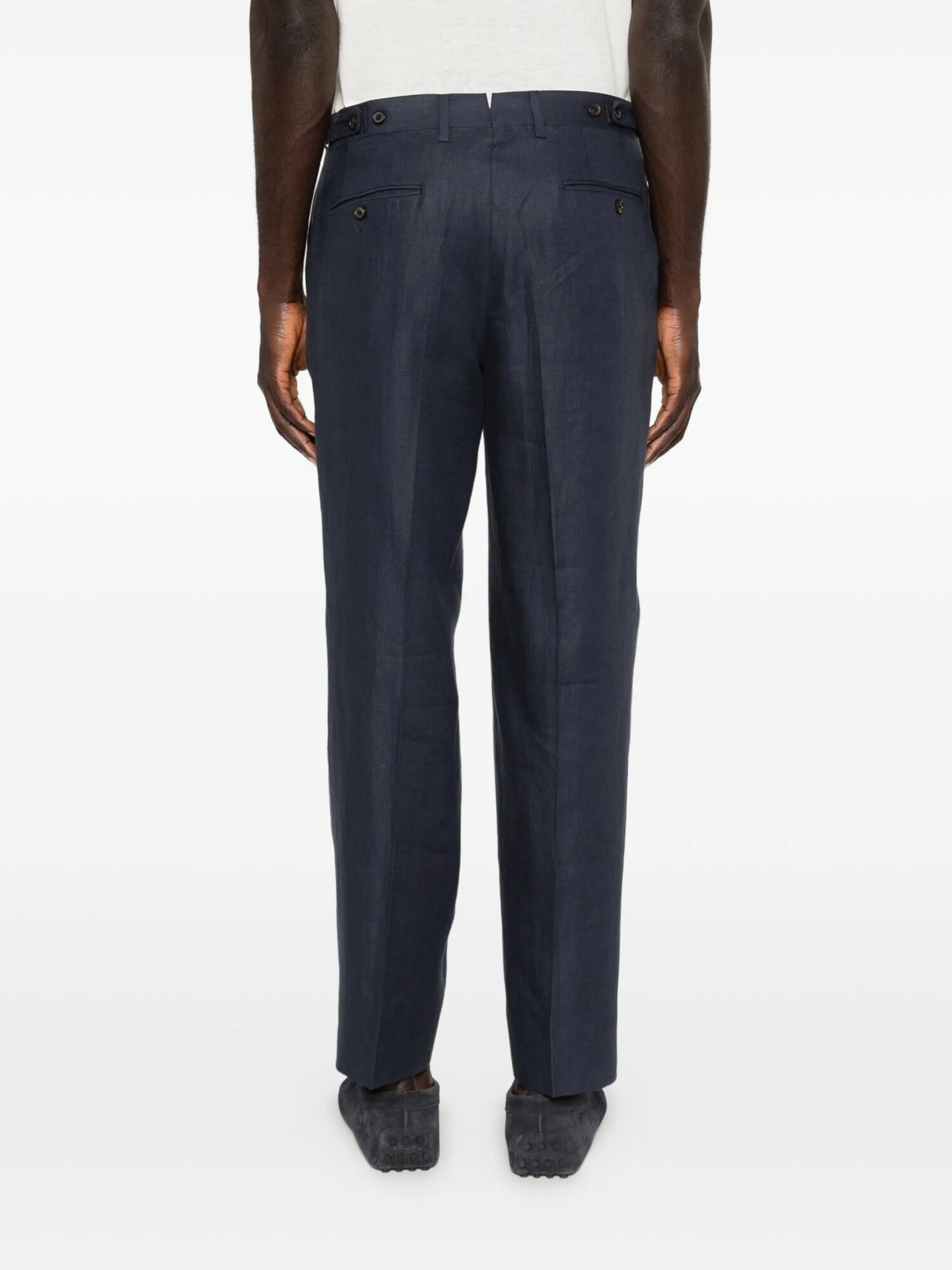 Брюки Corneliani Belt-loops trousers, размер 52, синий — фото 1