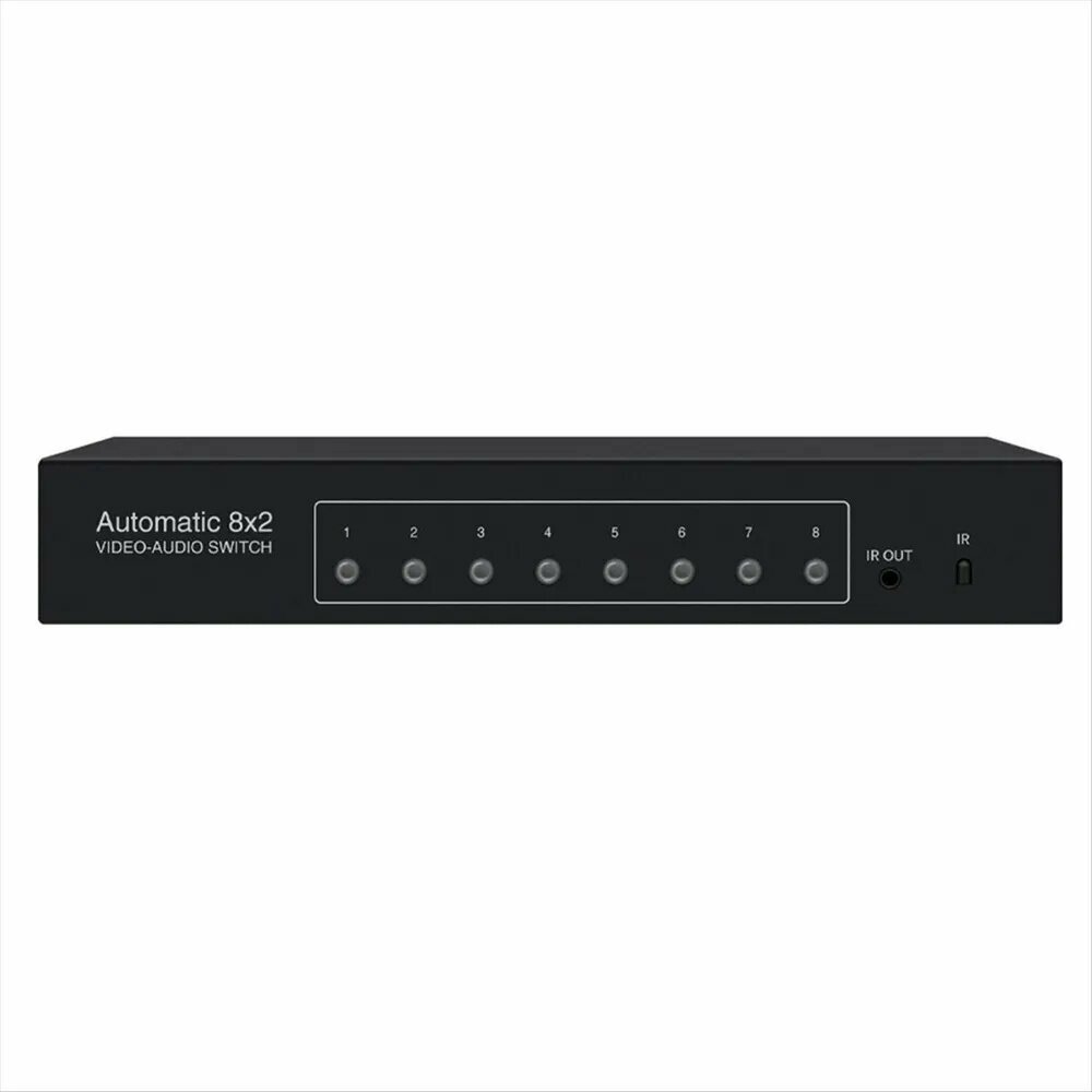 W1Удаленный Контроллер 8x2 Порт AV Switch Video Audio 8 В 2 Выключенном Ручном Переключателе Eu Plugc