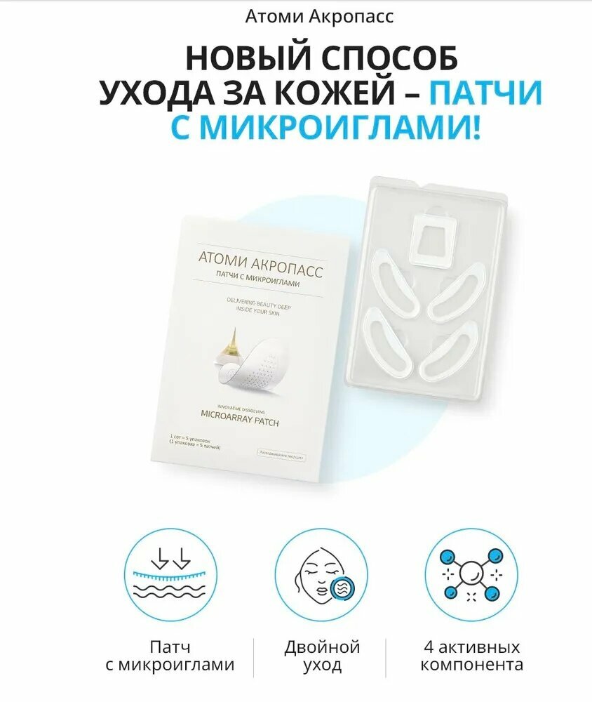ПатчиATOMY / атоми Акропасс (1 упаковка) — фото 1