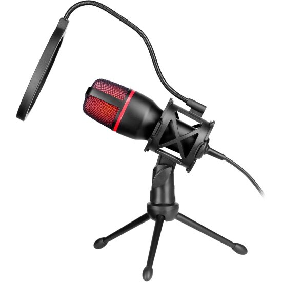 Игровой стрим микрофон Defender Forte GMC 300 (Форте) USB, провод 1.5 м