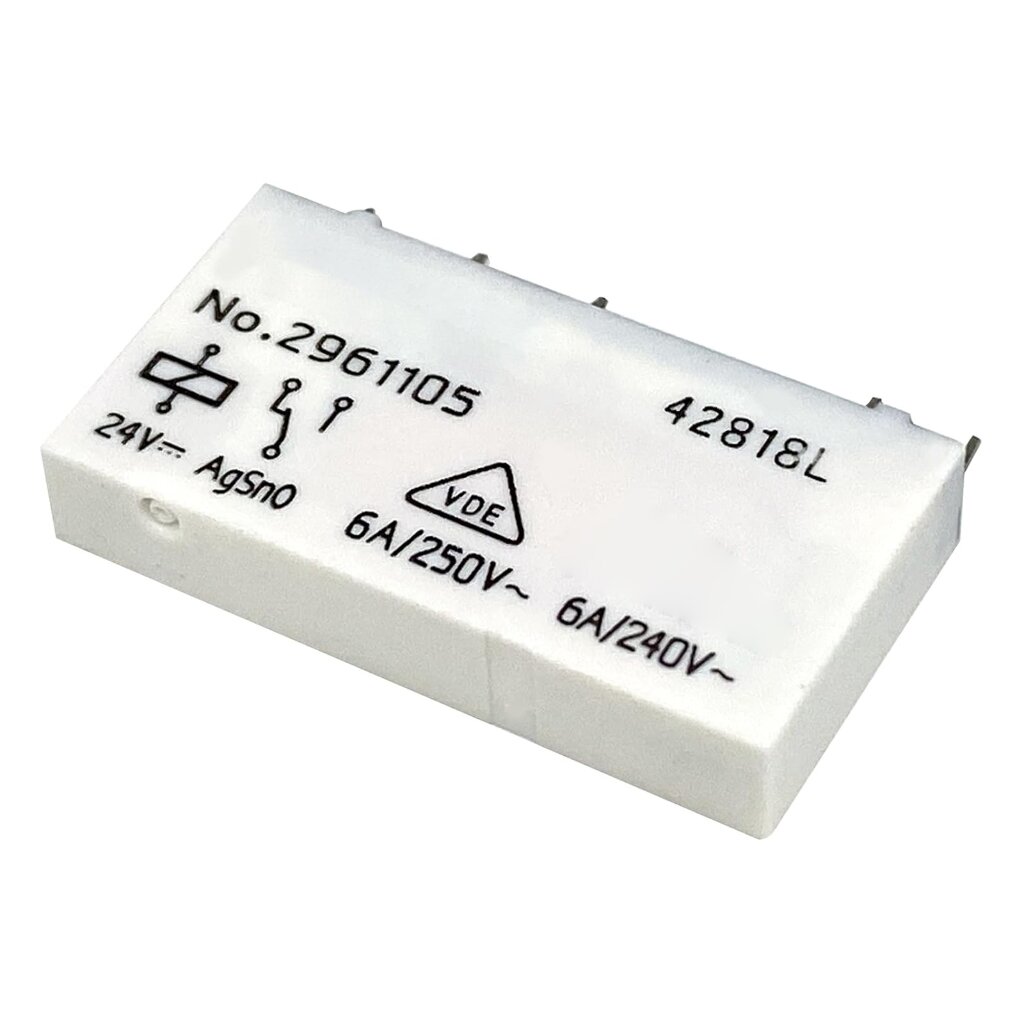 5-контактное реле SPDT 24В 6А для автоматизации